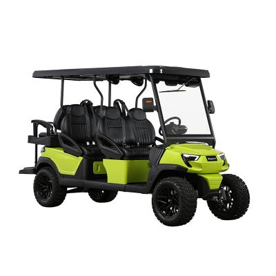 China Modern 6 seaters Electric Golf Buggy with off road tires for sale
