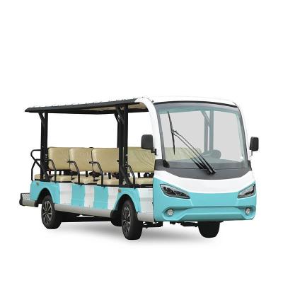 China 14 Person Electric Sightseeing Car With USA Curties Controller 350A for sale