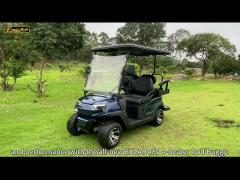 Premium Electric Golf Buggy 2+2 met achterste flip-flop stoel