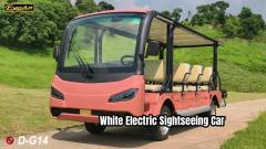 D-G14  White View EXCAR  Electric Sightseeing Car 72V 210Ah Lithium Battery