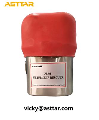 China Asttar ZL60 coal mine FSR filtered self-rescuer for sale