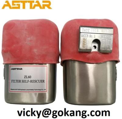China ZL60 underground mining self rescue breathing apparatus for sale