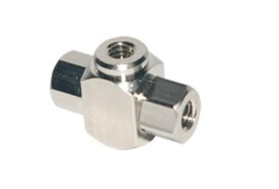 China Nickle Plated Brass Dental Chair Parts , Dental unit Shuttle Valve 2 Input 1 output for sale