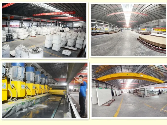 Factory Supplier Calacatta Grey Quartz Slabs Artificial Quartz Stone