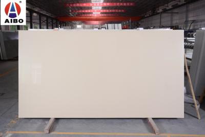 China Laje de pedra de quartzo branco fresco chinês por atacado para os compradores de pedra com certificação do NSF do GV à venda