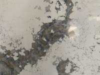 China Marble Look Engineered Quartz Stone Slabs 3200x1800mm for Kitchen Benchtop for sale