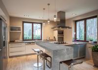 China Cement Grey Quartz Vanity Top 12mm Thickness Custom Sizes Available for Countertops for sale