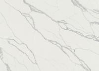 China High Density White Engineered Quartz Countertops 20mm Leather Finished Slab for sale