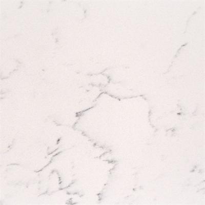China Wasserdichter weißer Carrara-Quarz-Stein für Küche Backsplashes-Boden-Wand zu verkaufen