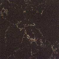 China Black Mirror Color Artificial Quartz Stone Kitchen Countertop Island 93% Quartz Mohs 6.5 for sale
