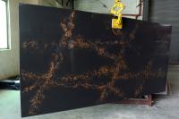 China 30mm Thick Calacatta Quartz Stone Slab 3200x1600mm for Kitchen Countertops for sale