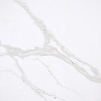 China White Snowflake Calacatta Quartz Stone Solid Surface 6-30mm Thickness for Kitchen Countertop for sale