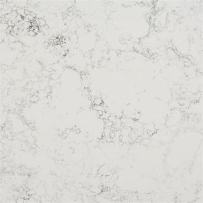 China Las venas cretáceas de piedra de la isla de cocina del cuarzo de 3200*1600 Carrara integraron en venta