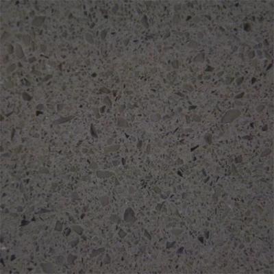 China Hard Wearing Custom Sized Dark Grey Glass Quartz for Home Decorative Countertops/Wall and Floor Tiles for sale