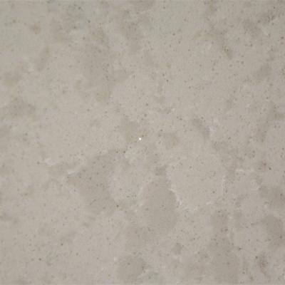 China Vorfabrizierter beige 15MM Carrara Quarz-Steinbadezimmer-Wand-Fliese zu verkaufen