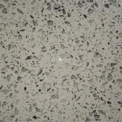 Cina Grey Glass Surface d'argento 2.2g/cm2 18MM per la cima di vanità del quarzo in vendita