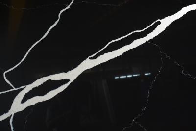 中国 耐衝撃性3000*1600黒の水晶石Fooringおよび上の装飾的な設計 販売のため