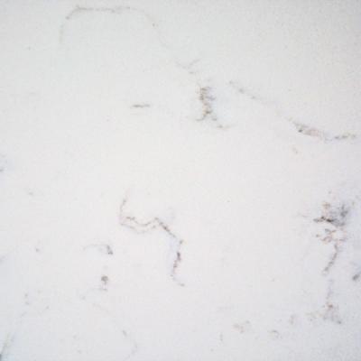 China Quarz Platten-glatter 10mm weißer Carraras Worktops für Küche Countertop zu verkaufen