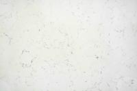 China Artificial Carrara White Quartz Stone 93% Quartz Hardness 7 Mohs for Solid Surface Building Material SGS for sale