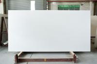 China Artificial Carrara White Quartz Stone 93% Quartz Hardness 7 Mohs for Solid Surface Building Material SGS for sale