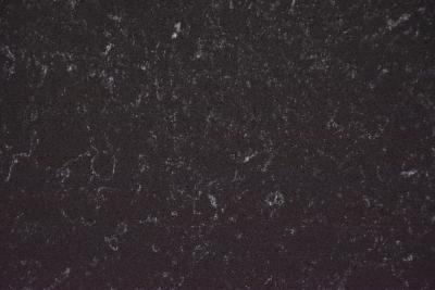 China UVausschnitt heller schwarzer künstlicher des Carrara-Quarz-Stein-einfacher Fleck-25mm zu verkaufen