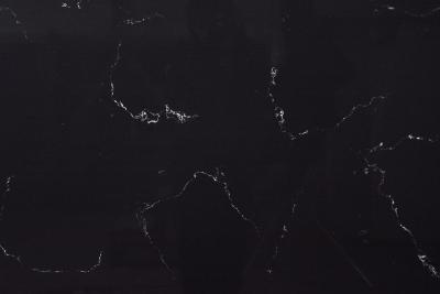 China A decoração da casa projetou a cor preta da folha artificial da pedra de quartzo de Cararra à venda