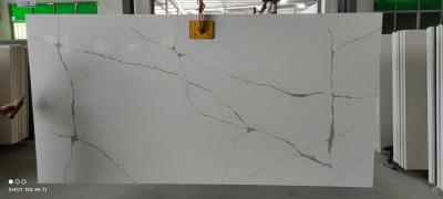 China Nsf Artificial Calacatta Quartz Stone For Kitchen Bathroom Commercial Countertops for sale