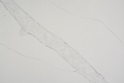 China Artificial Polished White 3200*1600MM Calacatta Quartz Stone for sale