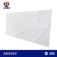 China Artificial Calacatta Quartz Countertops 93% Quartz Mohs Hardness 6.5 12mm 20mm Thickness for sale