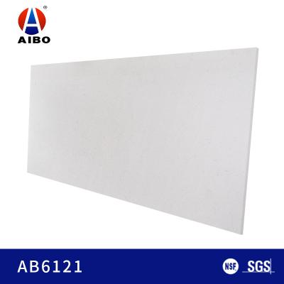 中国 25MM Btahroomの虚栄心の上の水晶タイルのための固体カラーラの水晶石 販売のため