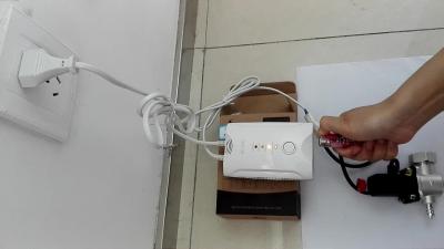China HD1000 Factory price wholesales house safety natural gas leak detector with solenoid Valve DN20 for sale