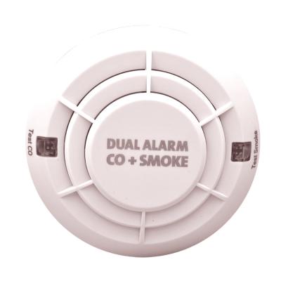 China portable travel 10 year wifi wireless mains dual home combined target smart best smoke and carbon monoxide detector alarm for sale