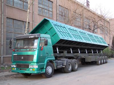 China 40 cubic meter side tipper trailer semi dump trailers tipping trailer for sale for sale