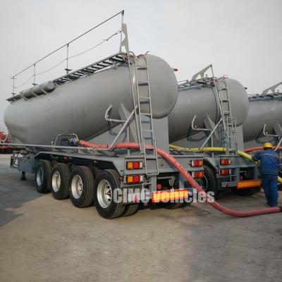 China Bulk cement trailer fly ash trailer land plaster tank trailer | CIMC TRAILERS for sale