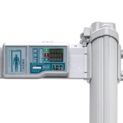 China 33 Zone Walk Through Metal Detector Poort Kolomvorm Met 355 Niveaus Gevoeligheid Te koop