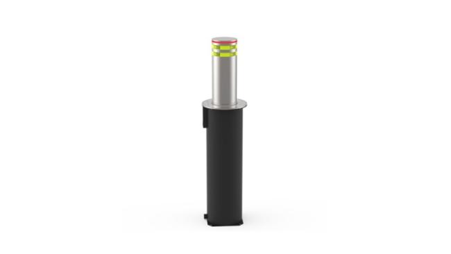 Automatic Rising Bollard Actuator installation and operation view