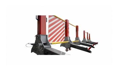 China Anti Terrorism Mobile Road Blocker Car Barricades 70 Kg 110V for sale