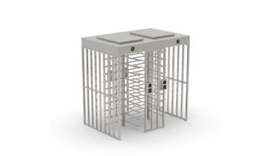 China 304 Stainless Steel Full Height Turnstile Gate with 5 Million Cycles and 620mm Channel Width for Secure Pedestrian Access Control for sale
