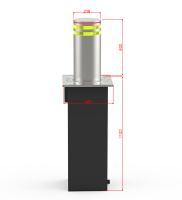 China Automatic Rising Bollards 219mm Diameter 4.5s Rising Time for Access Control for sale