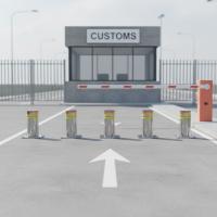 Quality 219mm Diameter Automatic Rising Bollards with 304 Stainless Steel Construction for sale
