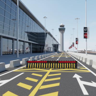 China 220-ton Capacity Road Blocker System with PLC Control and IP68 Waterproof for High-Security Vehicle Access Control for sale