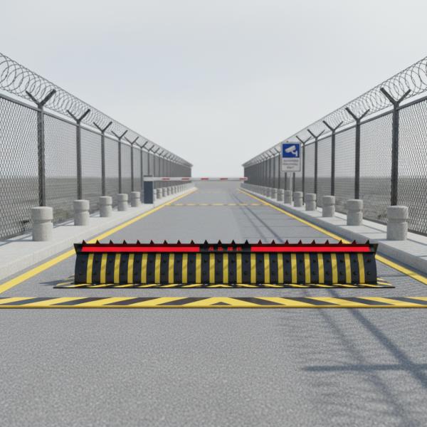 Quality PLC Controlled Road Blocker System with 220 Ton Capacity and Electro-Hydraulic Drive for Secure Vehicle Access Control for sale