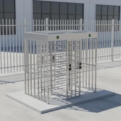 China Durable 304 Stainless Steel Full Height Turnstile Gate with 5 Million Cycles and 620mm Channel Width for Secure Access Control for sale