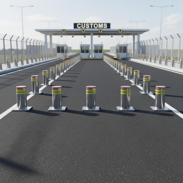 Quality Automatic Rising Bollards for Effective Vehicle Control and Enhanced Security Solutions in Commercial and Industrial Areas for sale