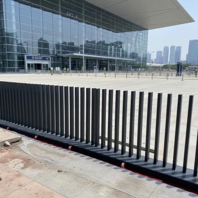 China 304+Q235 Stainless Steel Fully Automatic Rising Bollard Fence Gate with IP68 Protection for Enhanced Security for sale