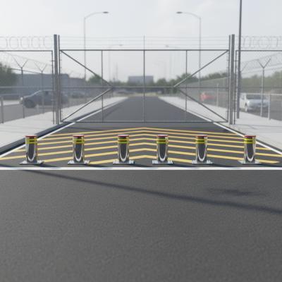China Fall Time Less Than 2 Seconds Adjustable Rising Security Bollards Over 60 Kilograms Designed For Effective Traffic Management And Security for sale
