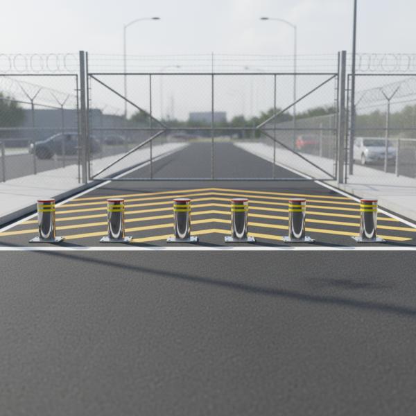 Quality Fall Time Less Than 2 Seconds Adjustable Rising Security Bollards Over 60 Kilograms Designed For Effective Traffic Management And Security for sale