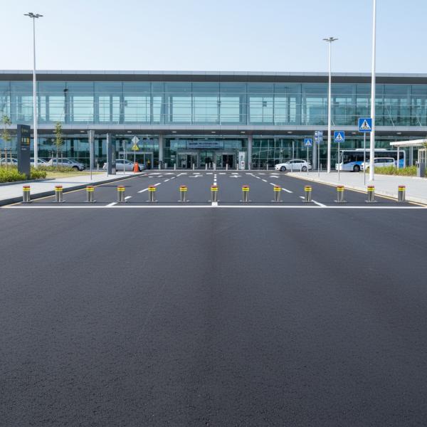Quality 350W K12 Crash Rated IP68 Waterproof Rising Security Bollards for Vehicle Access Control for sale