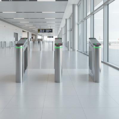 China 304 Stainless Steel Swing Turnstile with 220V Power and 40W Energy Efficiency for Secure Access Control for sale