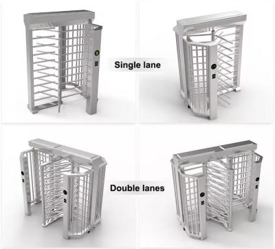 China Full Height Turnstile Gate Constructed from Heavy Duty Materials to Ensure Maximum Security and Durability in High Security Zones for sale
